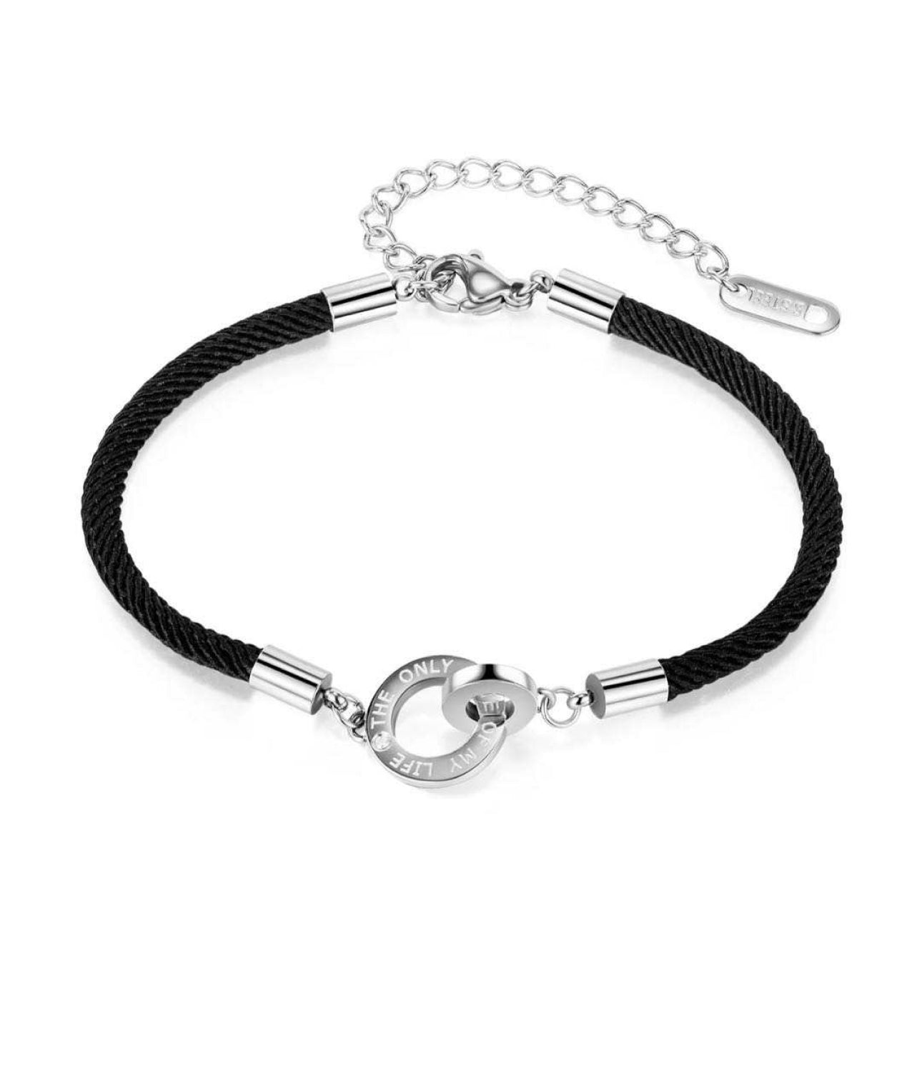 Boldwrist black rope bracelet design